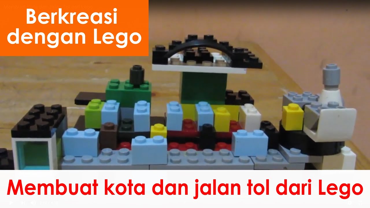 Membuat Kota dan Jalan Tol dari Lego - Alhanif Bersaudara - YouTube