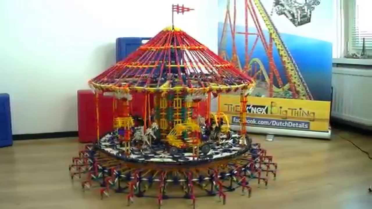 Carousel - A K'NEX fairground ride - YouTube
