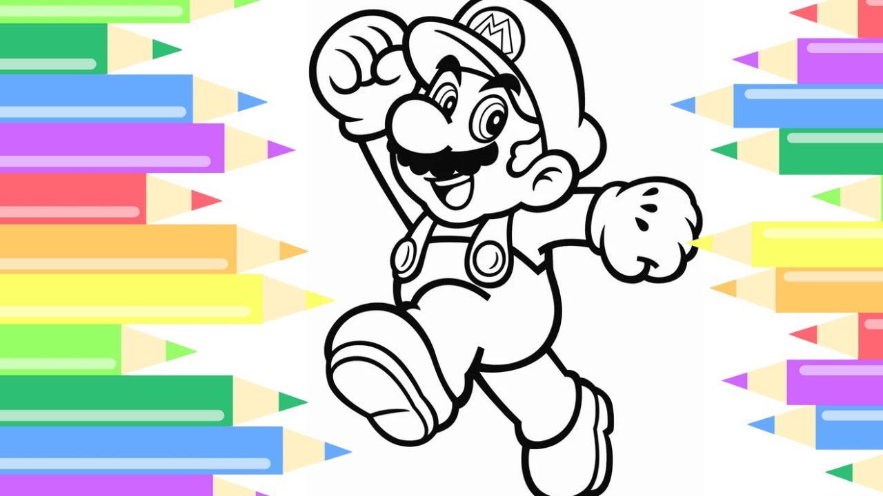 Coloring Super Mario Day Nintendo coloring page/Cartoon - On & On (feat ...