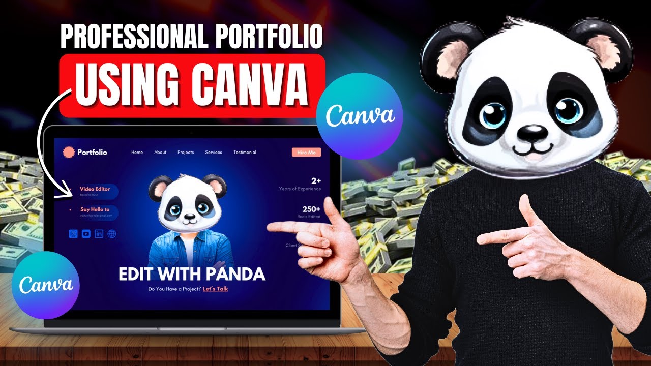 How To Make A Professional Portfolio Using Canva | FREELANCING ...