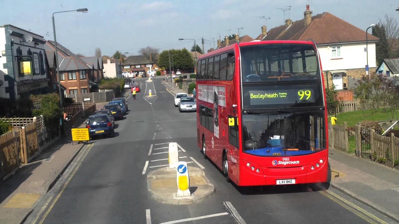 Route 99 on Diversion in Slade Green - YouTube
