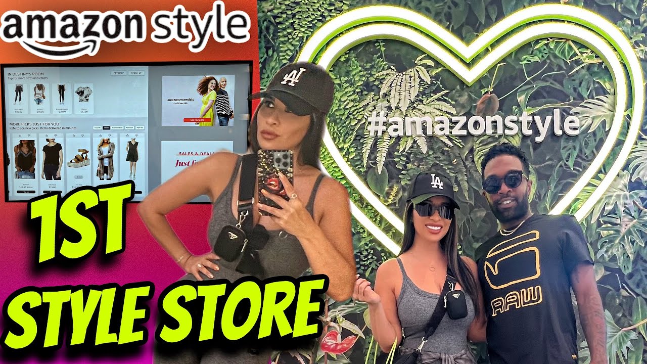 AMAZON LAUNCHES IT'S FIRST CLOTHING STORE - YouTube