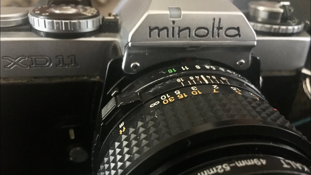 Minolta XD-11 Shutter In Slow Motion - YouTube