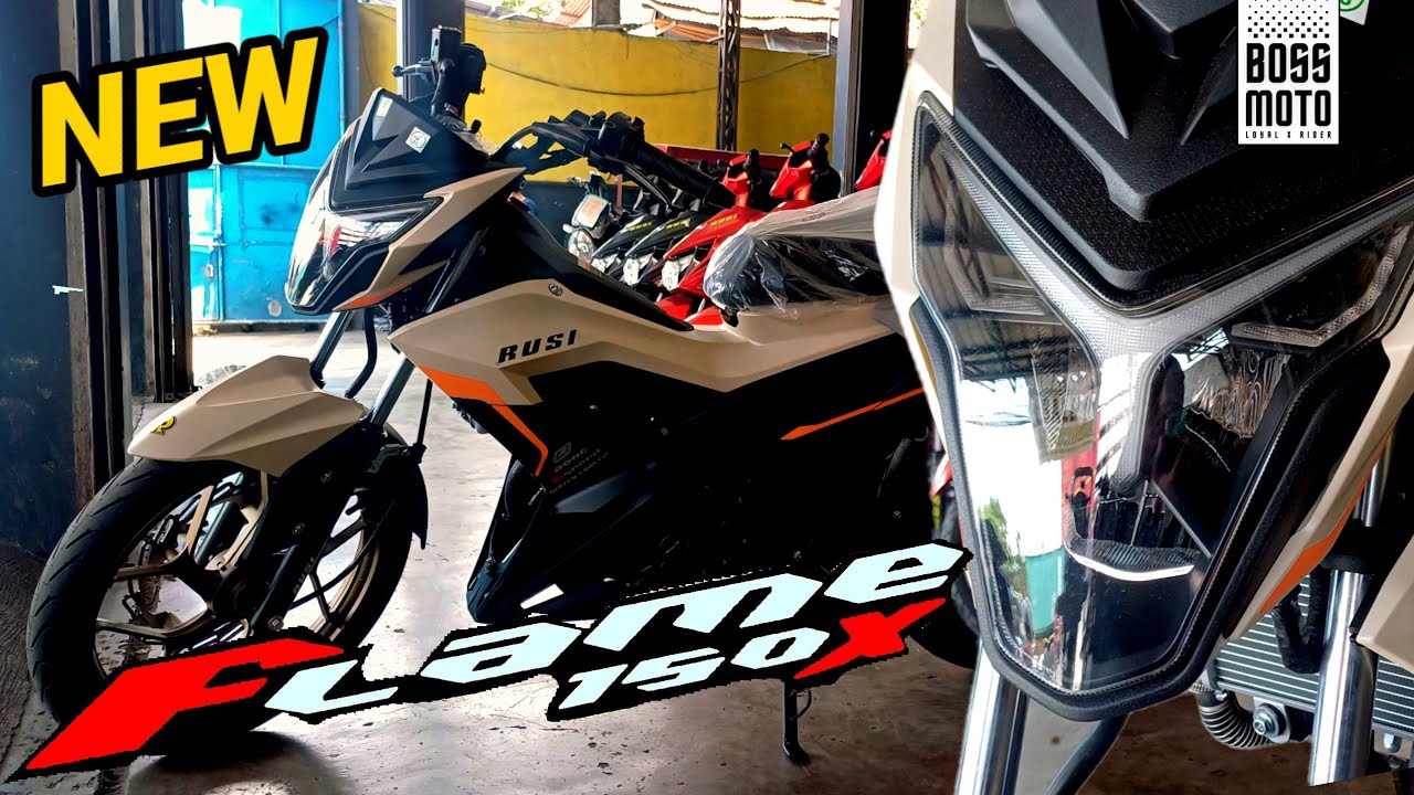 New Rusi FLAME 150 X taob ang Raider at Winner / Price Specs 2025 ...