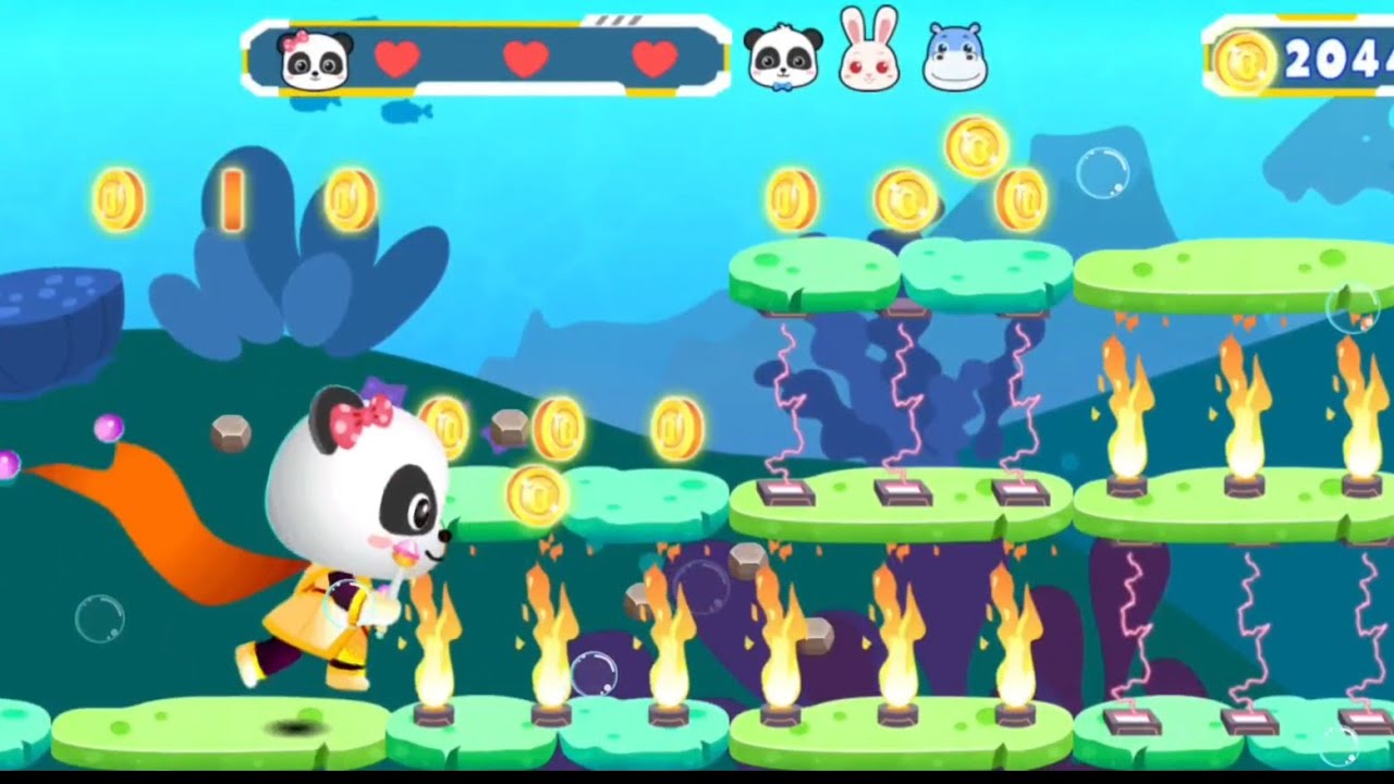 SUPER HERO BAYI PANDA MIUMIU BERUBAH MENJADI BESAR DAN MELEWATI SEMUA ...