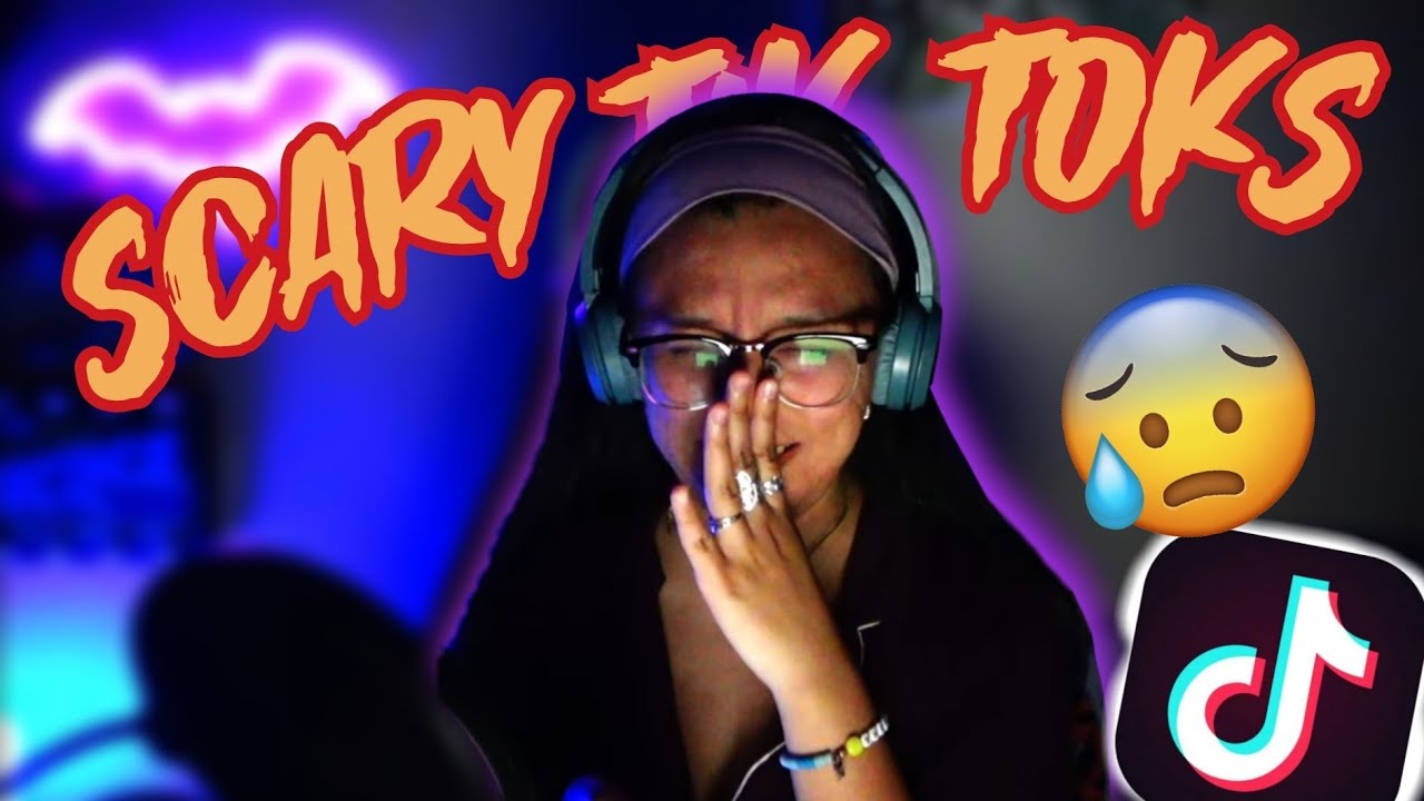 Watching 14 Scary Tik Toks In The Dark 😱👻 Youtube
