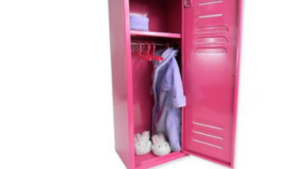 18 Inch Doll Clothes Locker For American - YouTube