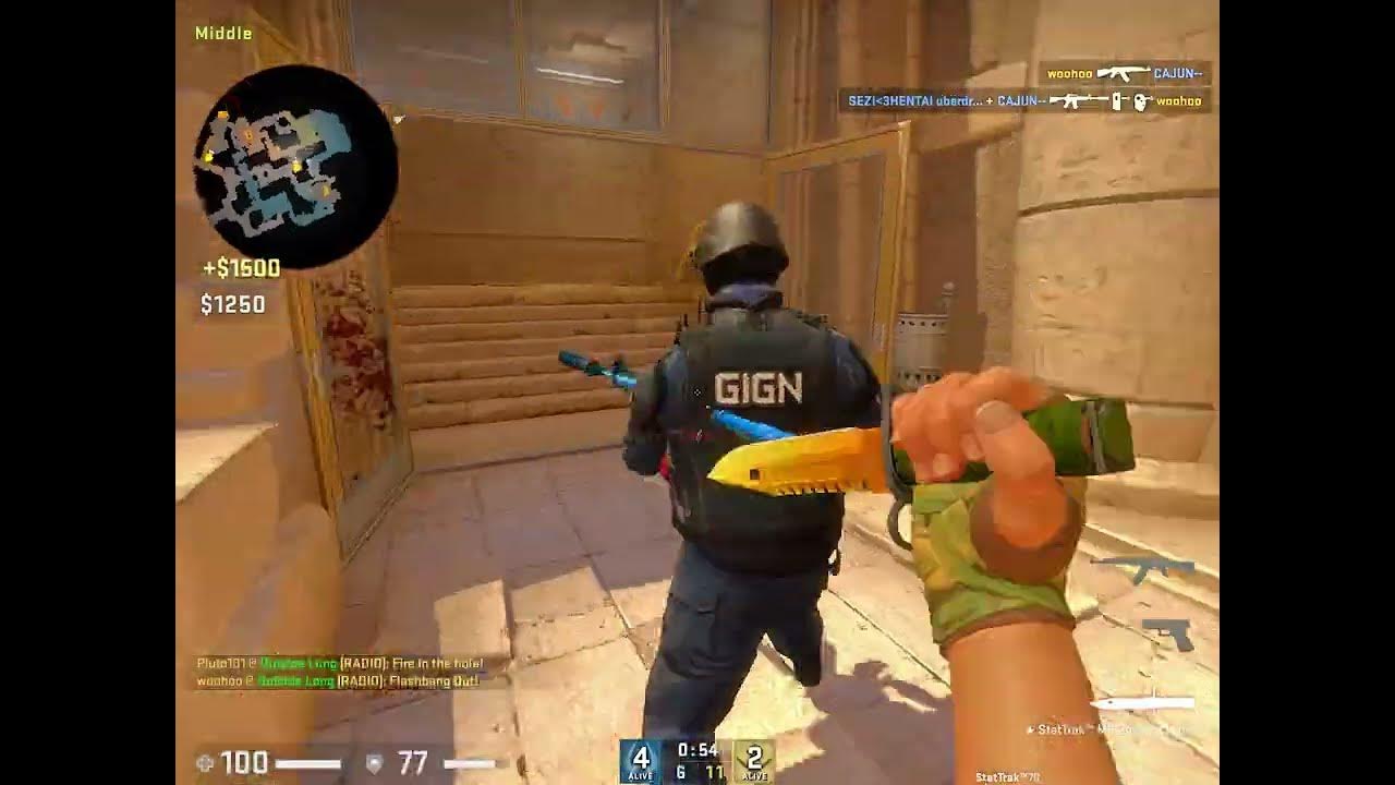 KNIFING A 3200 MMR PLAYER FACEIT CSGO - YouTube