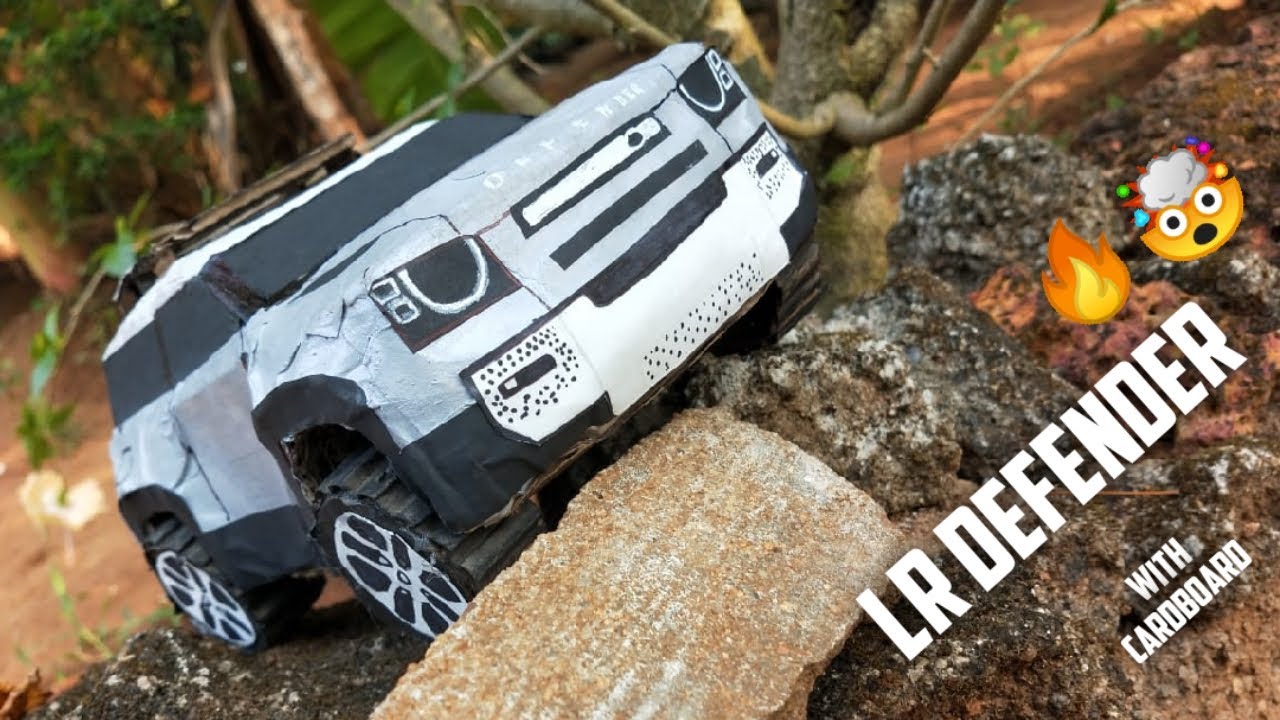 How to make Car From Cardboard|LandRover Defender!!|DIY With Cardboard ...