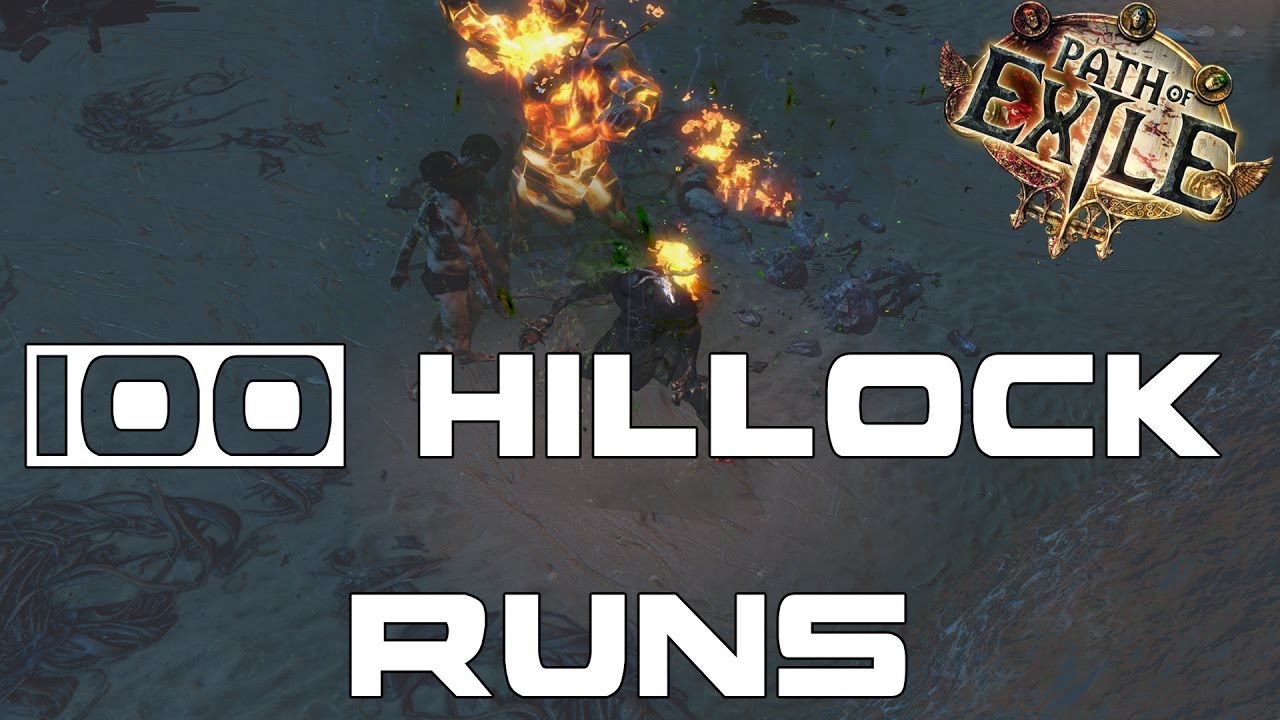 Path of Exile: 100 Merciless Hillock Runs! - YouTube