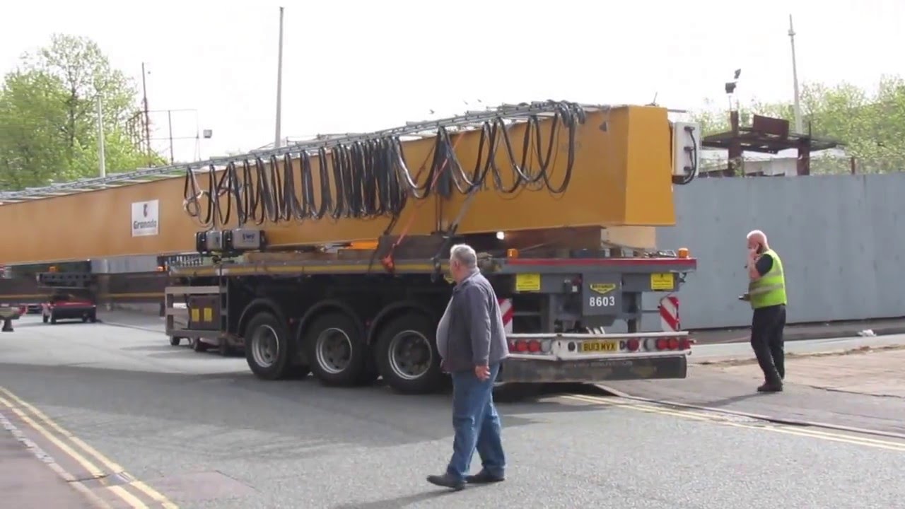 Overhead Crane 31 Metres Span from Granada Cranes and Handling - YouTube