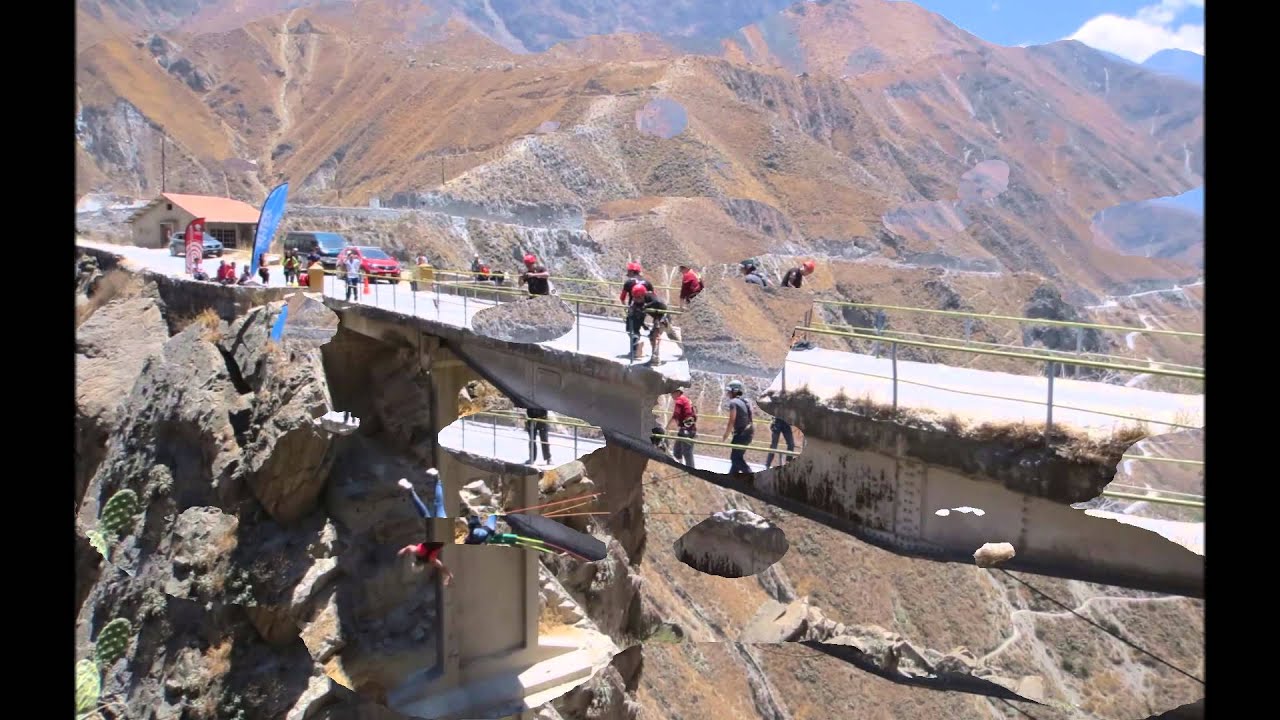Puenting Perú - Cañon de Autisha - YouTube