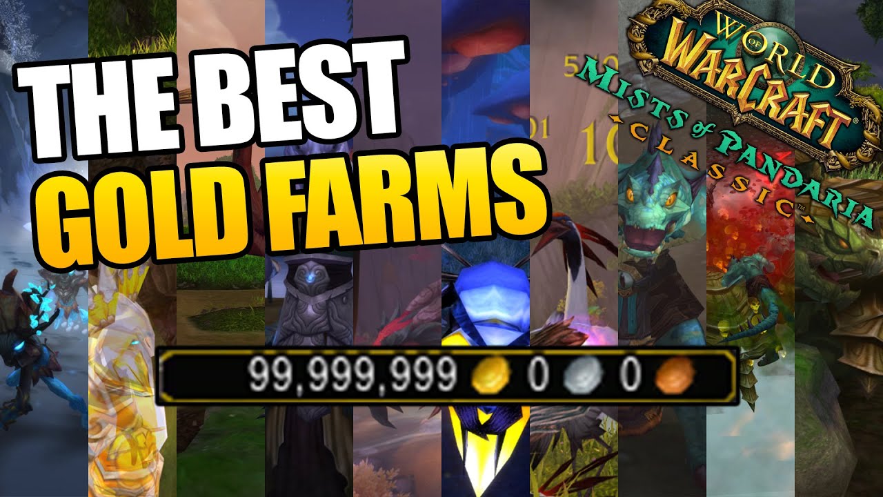 Top 10 BEST Gold Farms in Mists of Pandaria Classic WoW - YouTube