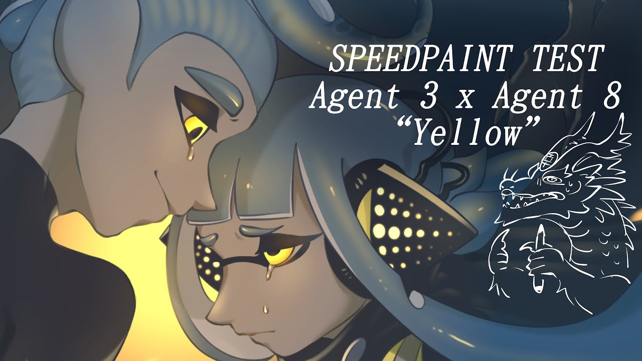 SPEEDPAINT TEST || Yellow (Captain/Agent 3 x Agent 8) - YouTube