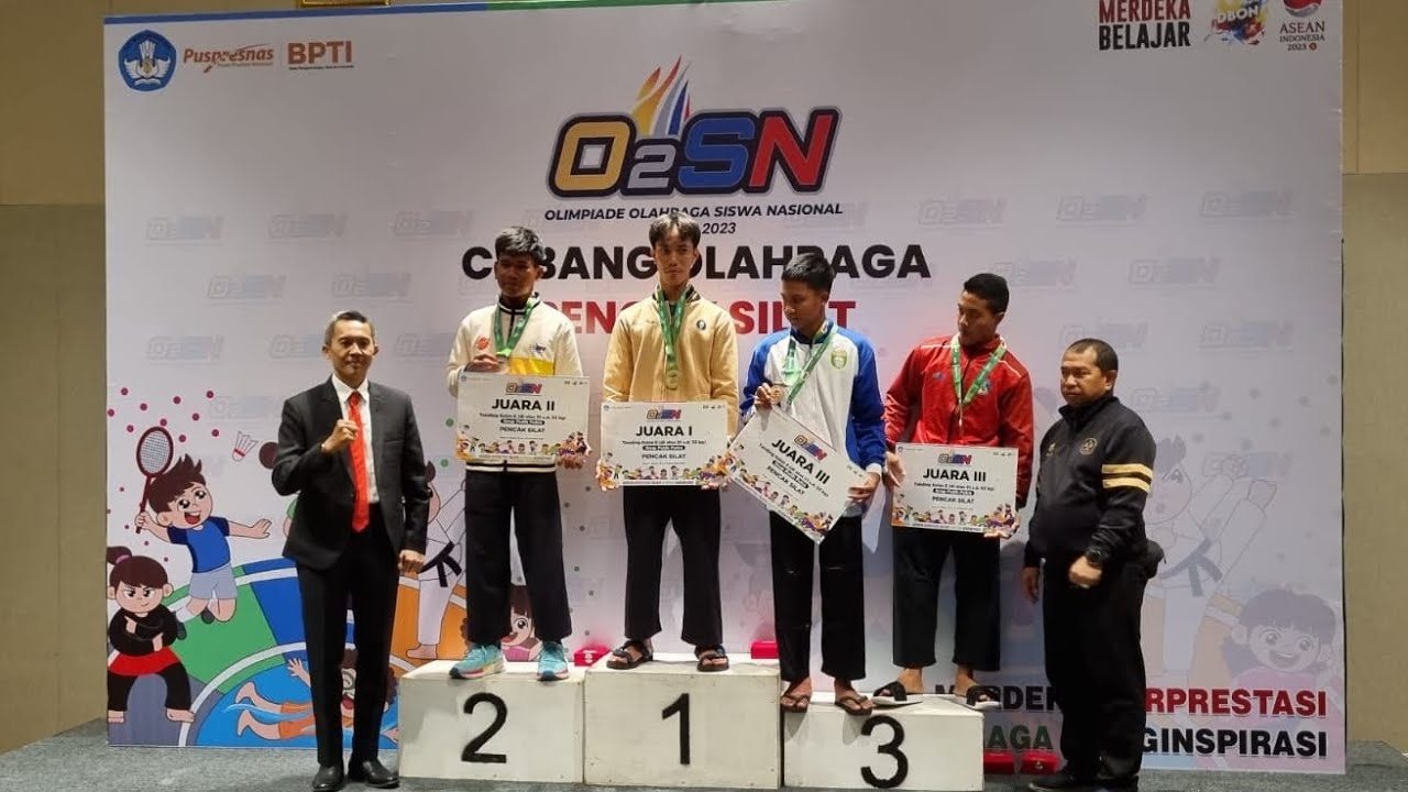 Babak Final Cabor Pencak Silat O2SN Tingkat Nasional Tahun 2023 - YouTube