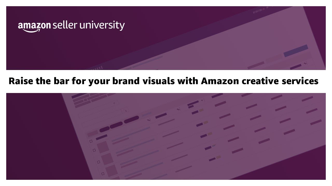 18: Raise the bar for your brand visuals with Amazon creative services - YouTube