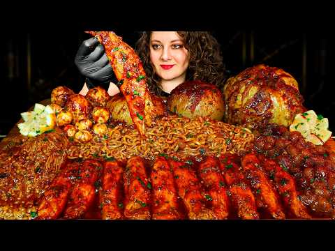 CRAB BOIL SEAFOOD MUKBANG 🔥 VIRAL CABBAGE BOIL | ONION BOIL | EGG BOIL | 2X SPICY BULDAK NOODLES