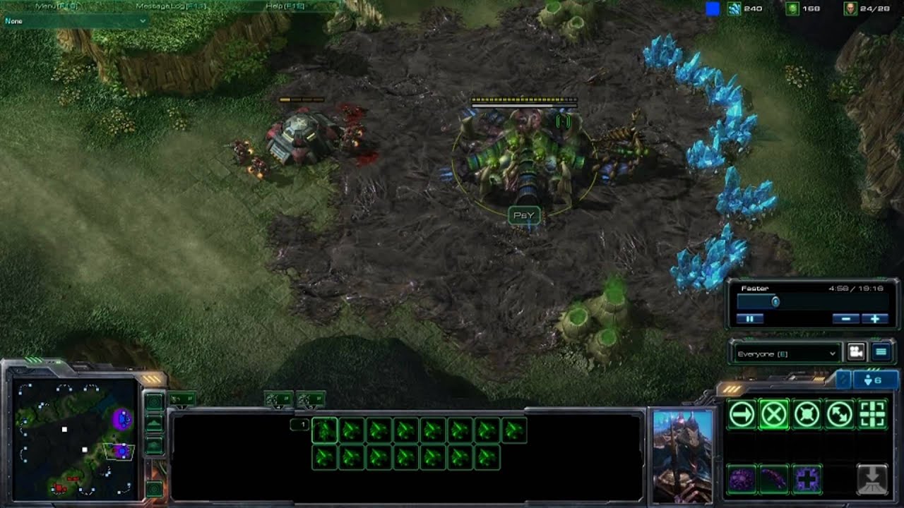 SC2 HD Commentary #7 ZvT p1/2 - YouTube
