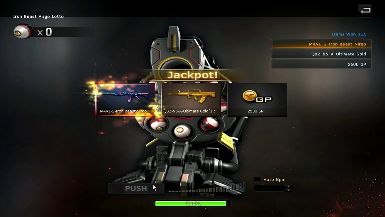 CFPH || M4A1-S-Iron Beast Virgo Mega Lotto - YouTube