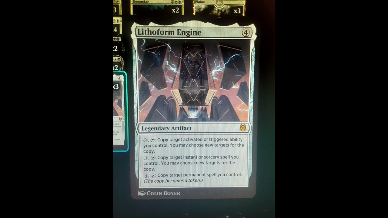 Black white lithoform engine! magic the gathering standard deck 2022 ...