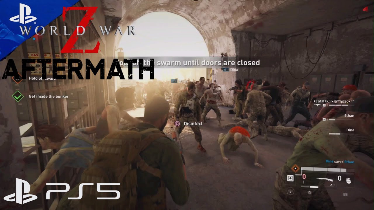 World War Z Aftermath :Multiplayer Co-op Gameplay (1080p60FPS) : PS5 IN ...
