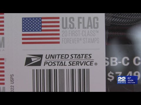 Forever Flag Stamp With Barcode