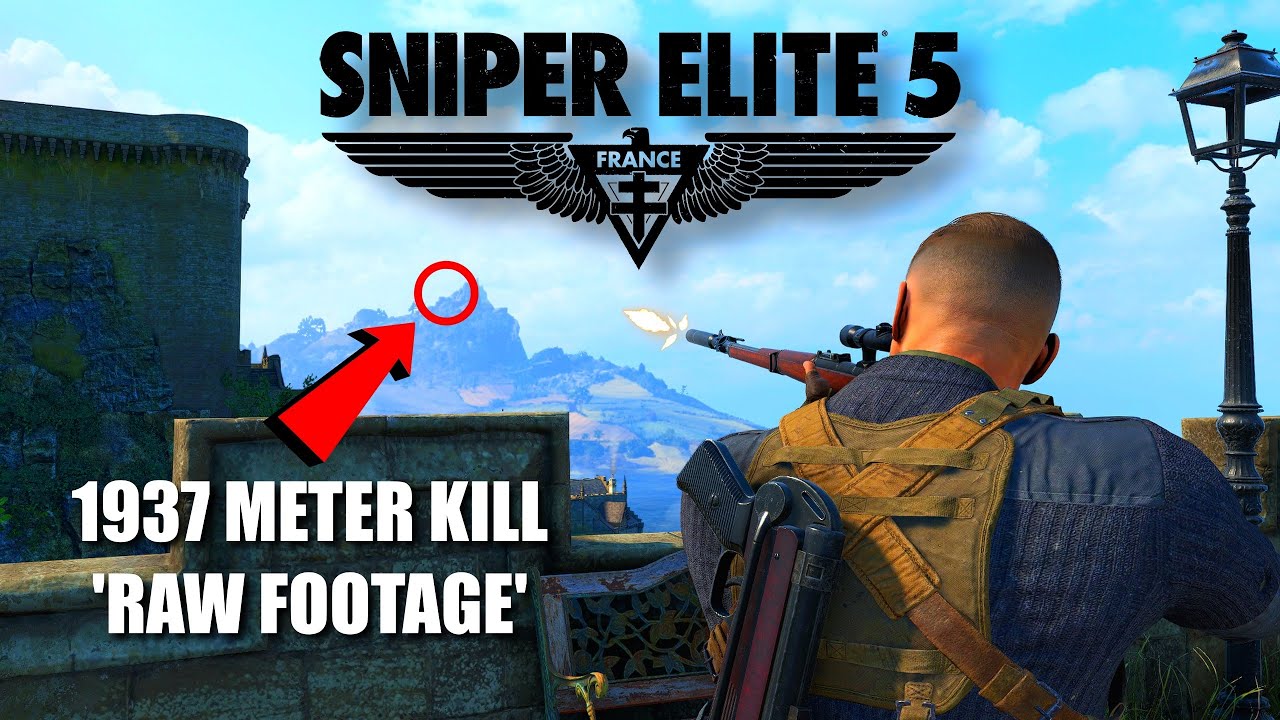 LONGEST KILL in the GAME (Raw Footage) - Sniper Elite 5 - YouTube