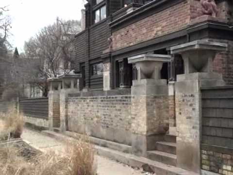 Frank Lloyd Wrights Home / Studio, 951 Chicago Ave. Oak Park Il. - YouTube