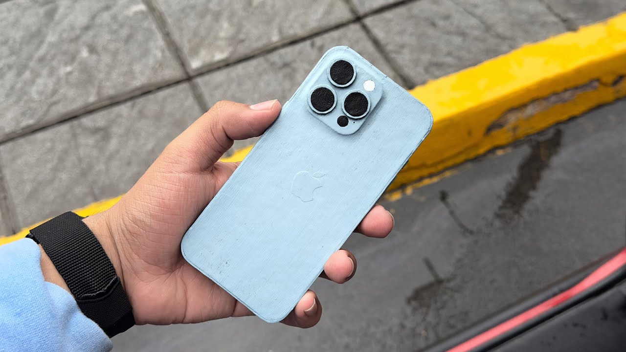 How to make a iPhone 13 Pro from cardboard | Tutorial 🩵 - YouTube