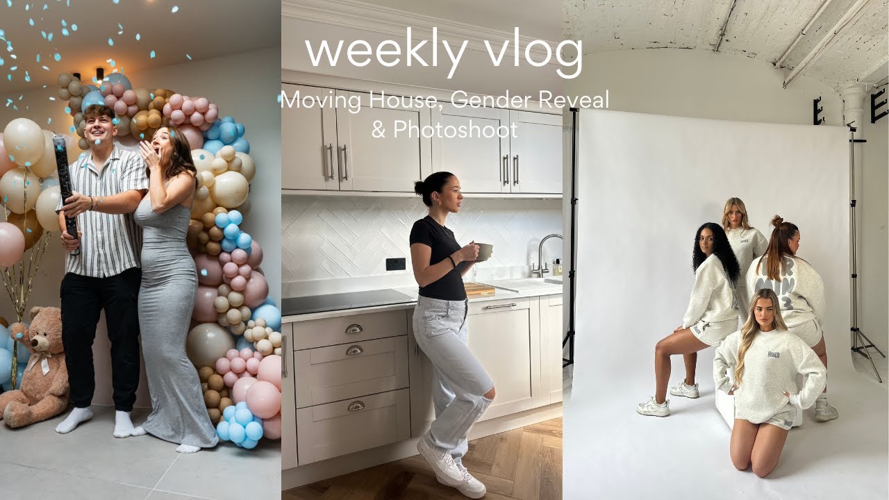 Weekly Vlog - Moving House, Gender Reveal & Photoshoot| Poppy Mead ...
