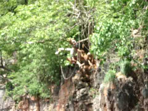Thailand, Phi Phi Islands Adan tree jump - YouTube