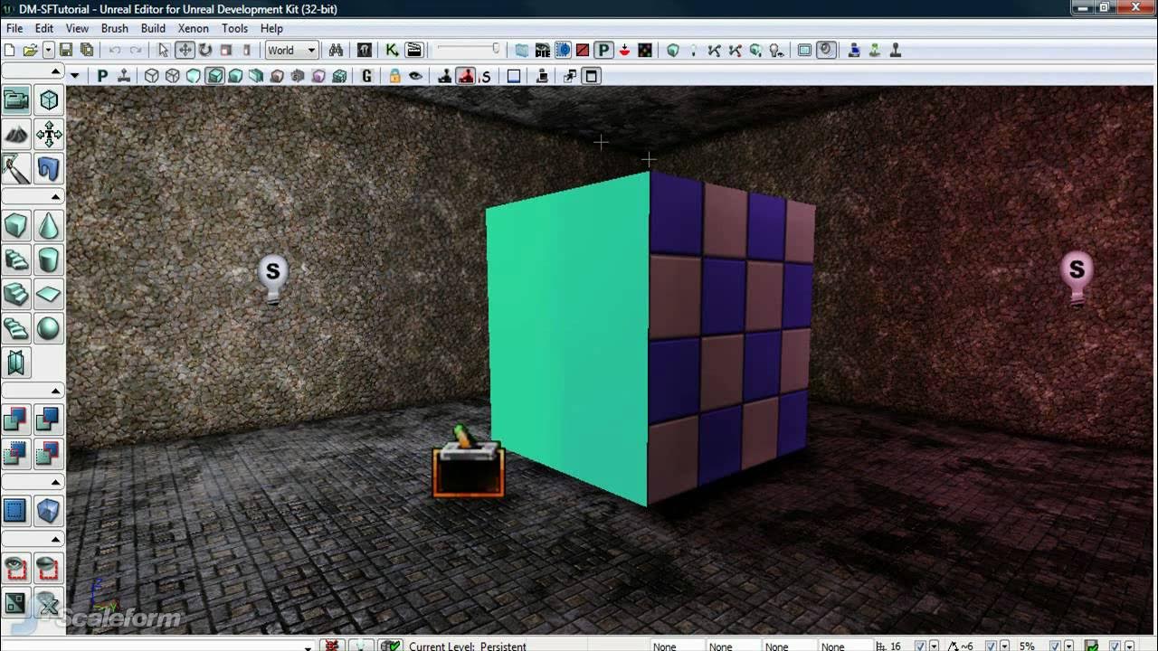 Scaleform UDK Tutorial - 3 of 11 - Adding a SWF to a BSP - YouTube