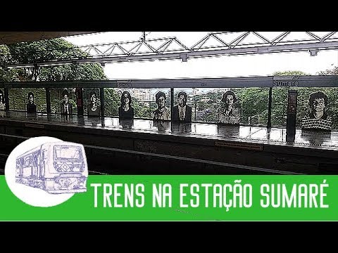 Metrô SP - Trens na Estação Sumaré - Linha 2 verde - YouTube