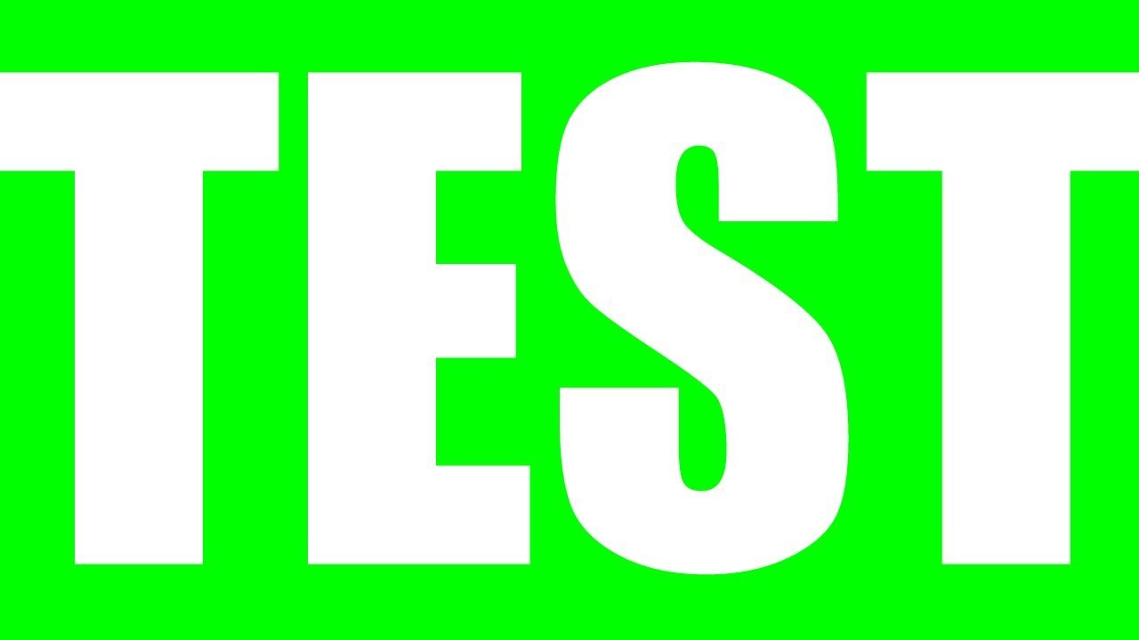 Greenscreen Test & Short Update - YouTube