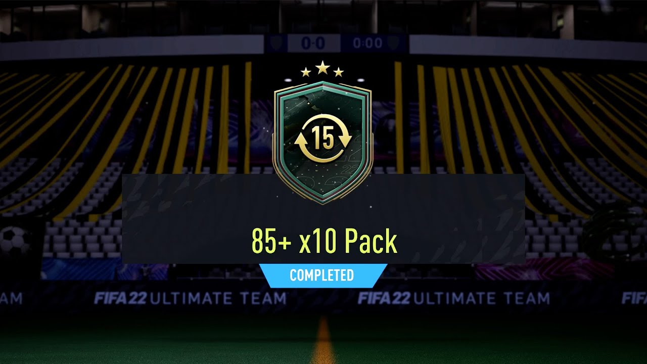 MY 85+ X10 PACK from WINTER WILDCARD TOKENS... (FIFA 22) - YouTube