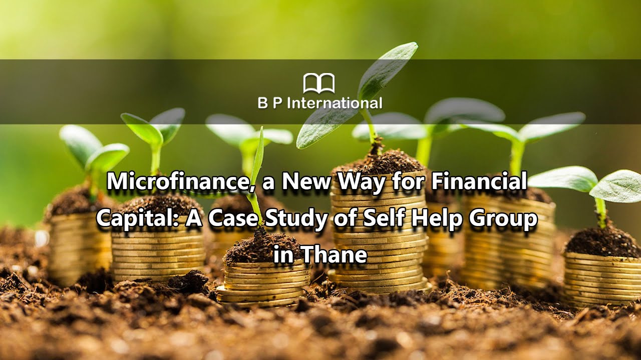 Microfinance, a New Way for Financial Capital: A Case Study of Self ...