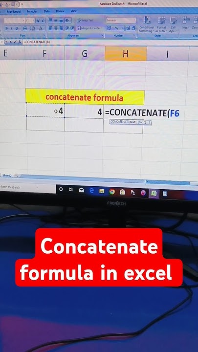 💯concatenate formula in excel 🔥#shorts #shortsfeed #shortsviral - YouTube