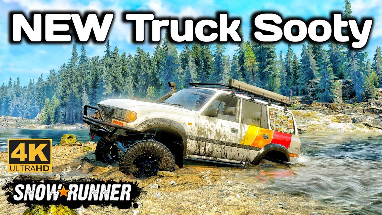 NEW Truck Sooty In SnowRunner Season 14 #snowrunner #truck #4k - YouTube