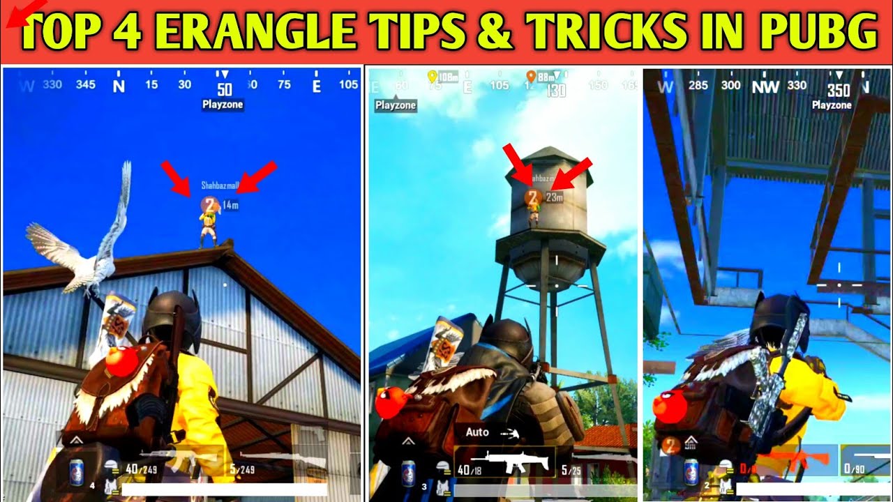 Erangle Top 4 Tips And Tricks in Pubg Mobile | Secret Location Erangle ...