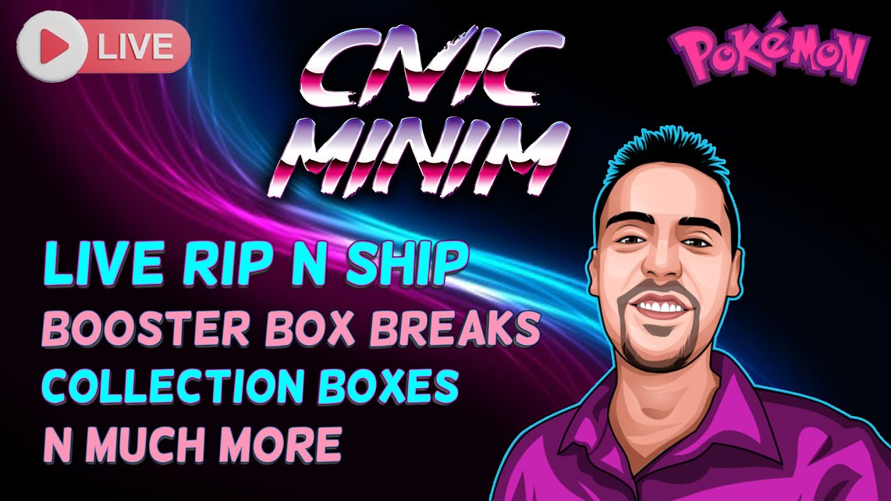 CiViC's Paldea Evolved Opening, NRG Box Breaks, Rip N Ship, Pack ...