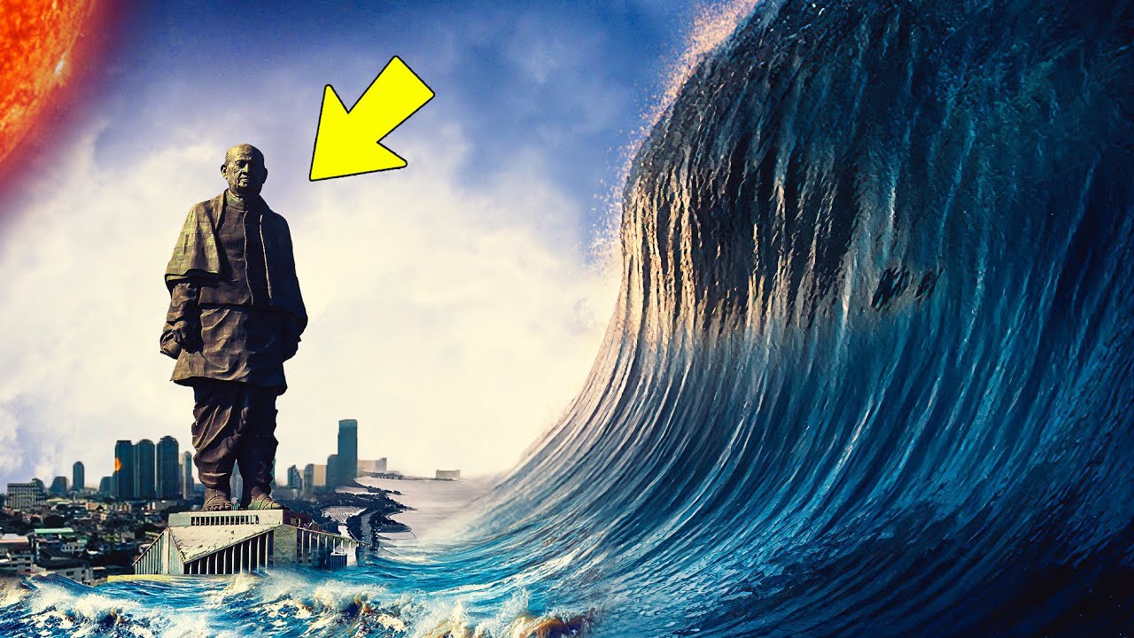 Statue Of Unity से भी ऊंची Mega Tsunami देखि हैं कभी | How Can We Fight ...