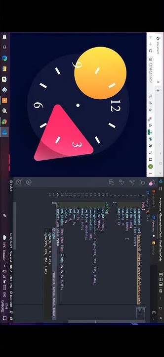 Glassmorphism Clock Effect using Html, Css, Javascript - YouTube