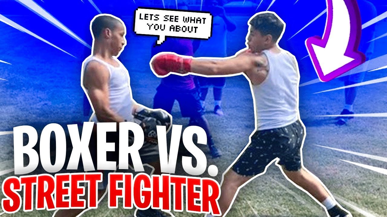STREER FIGHTER VS BOXER!! ( Exposed!!) - YouTube