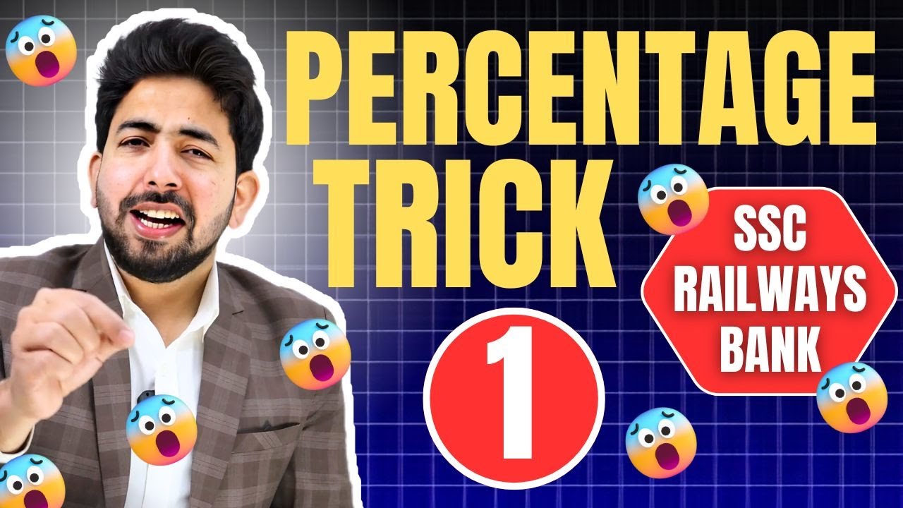 Percentage Mini Class-1 | Percentage Tricks | Percentage Short tricks ...
