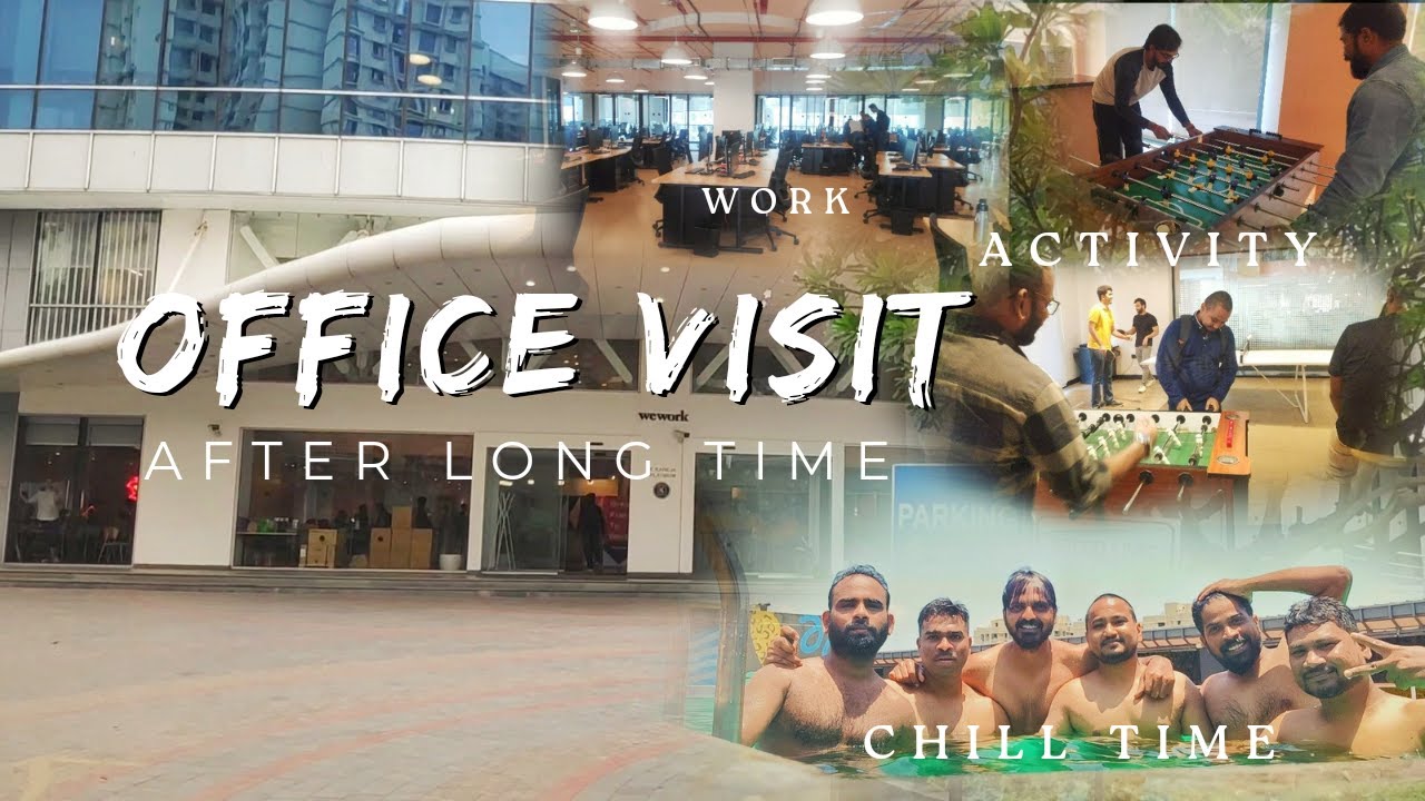 Office Visit | After Long Time | Work, & Fun Time with Friends #office ...