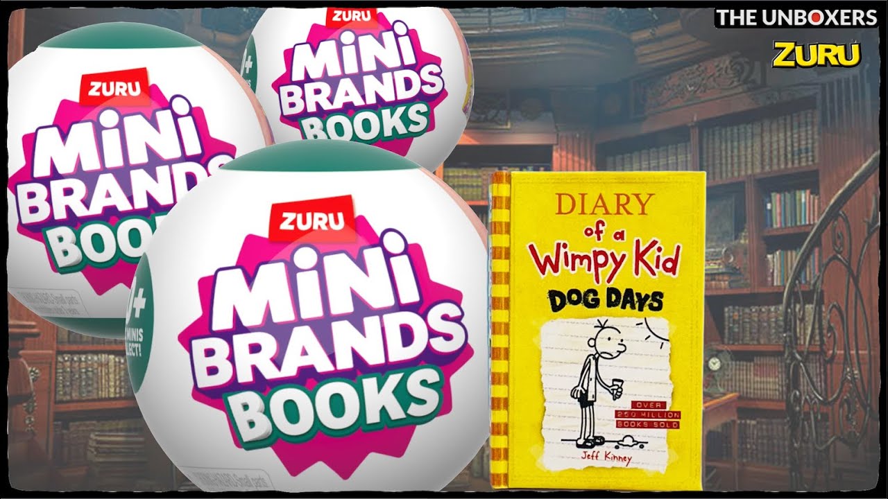 Zuru MINI BRANDS BOOKS | 5 Surprise Mini Books Series 1 - YouTube