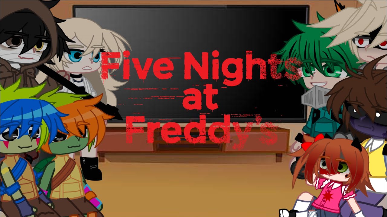 Fandoms React 3/4 (Angels of Death, MHA, FNAF, ROTTMNT) - YouTube