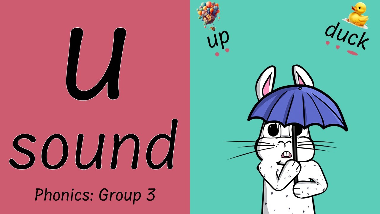/u/ - Letter u | Jolly Phonics Sound, Action & Words | Group 3 - Learn ...