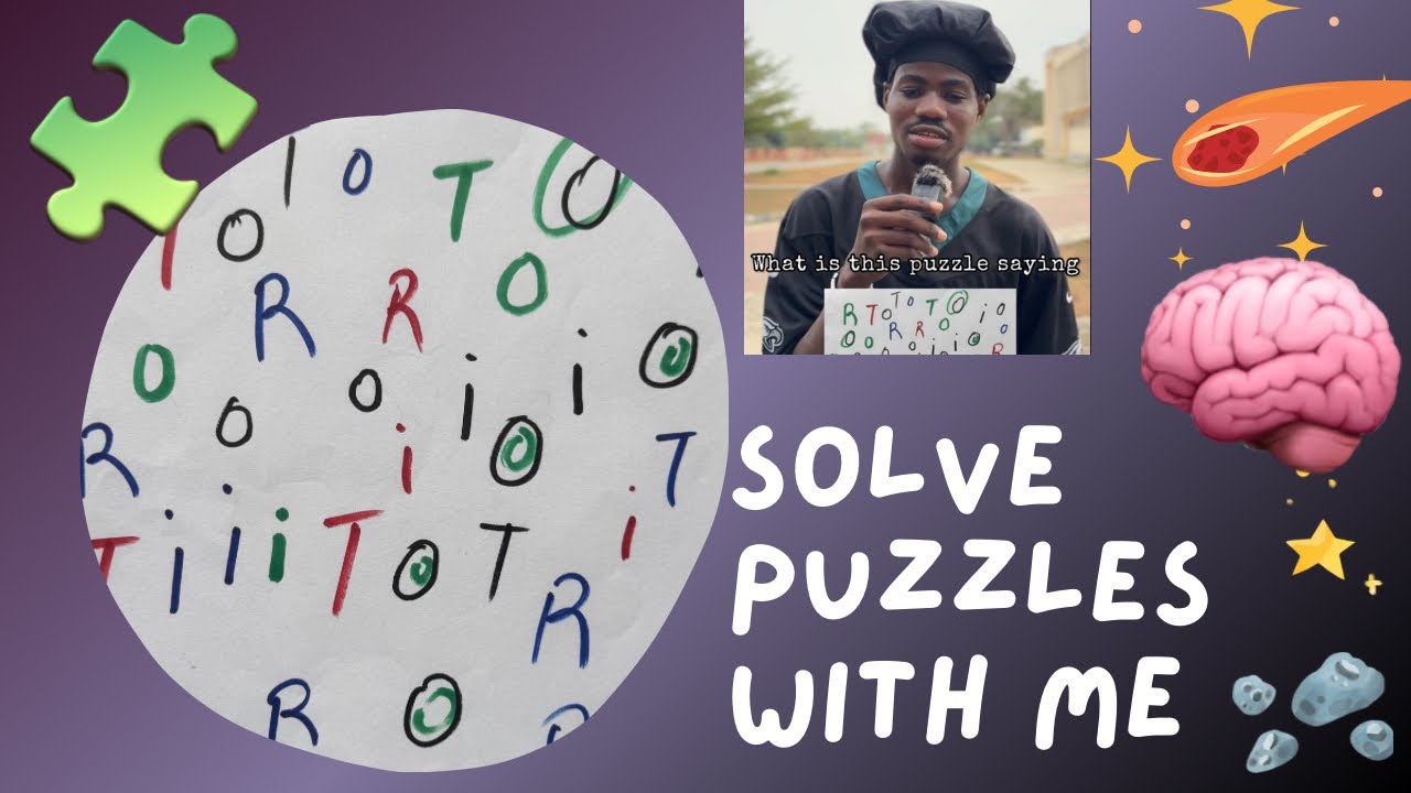 Try To Solve This Puzzles With Me 🧩 🧠 - YouTube