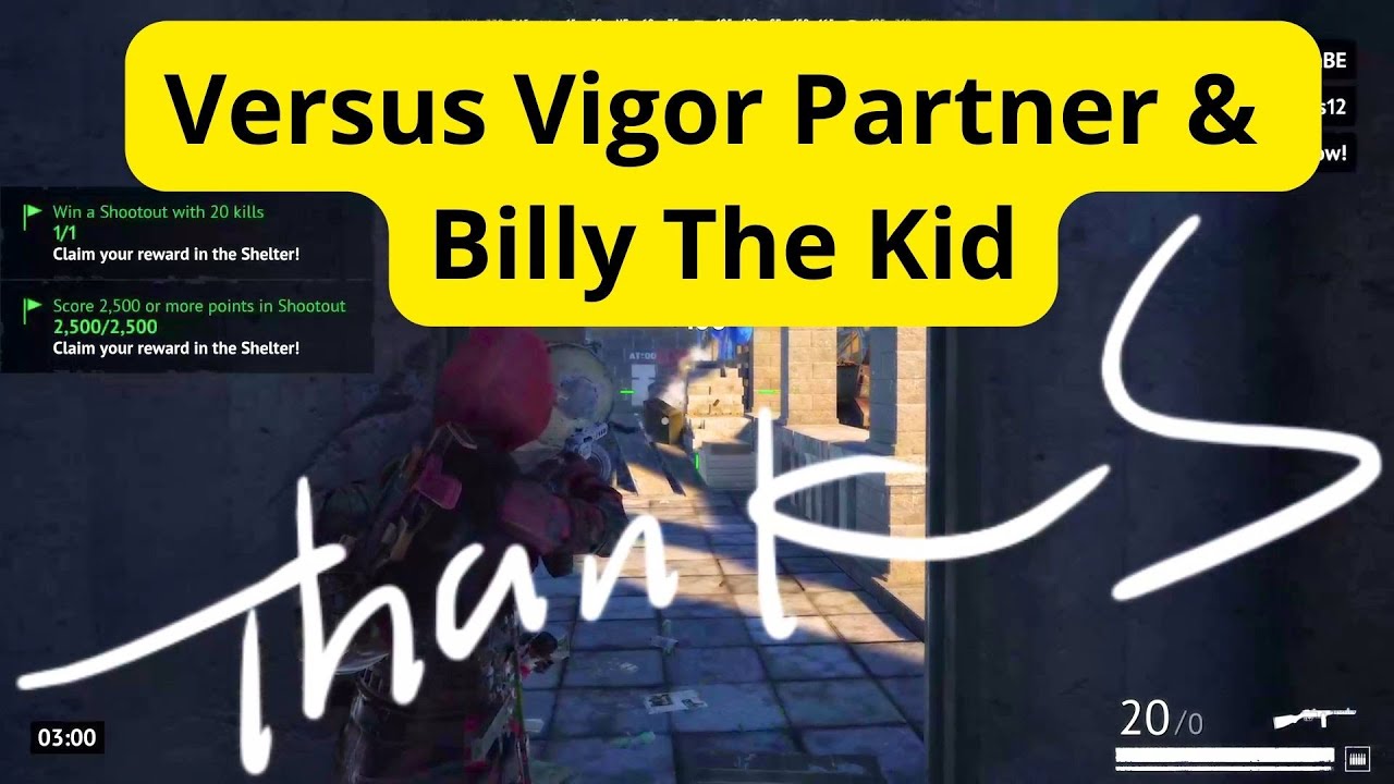 VIGOR | ShootOut Versus a Vigor Partner & Billy The Kid Challenge - YouTube